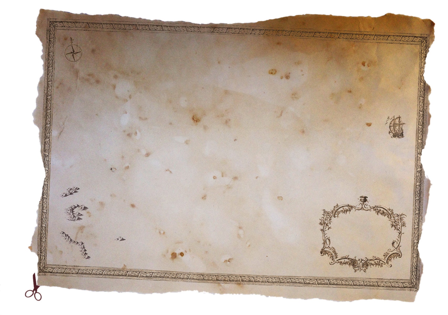 Scavenger Hunt Map Template