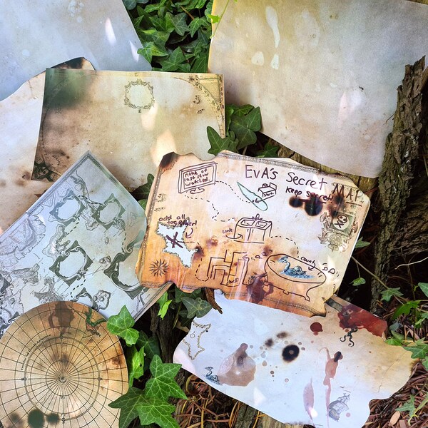 Scavenger Hunt Map - Etsy