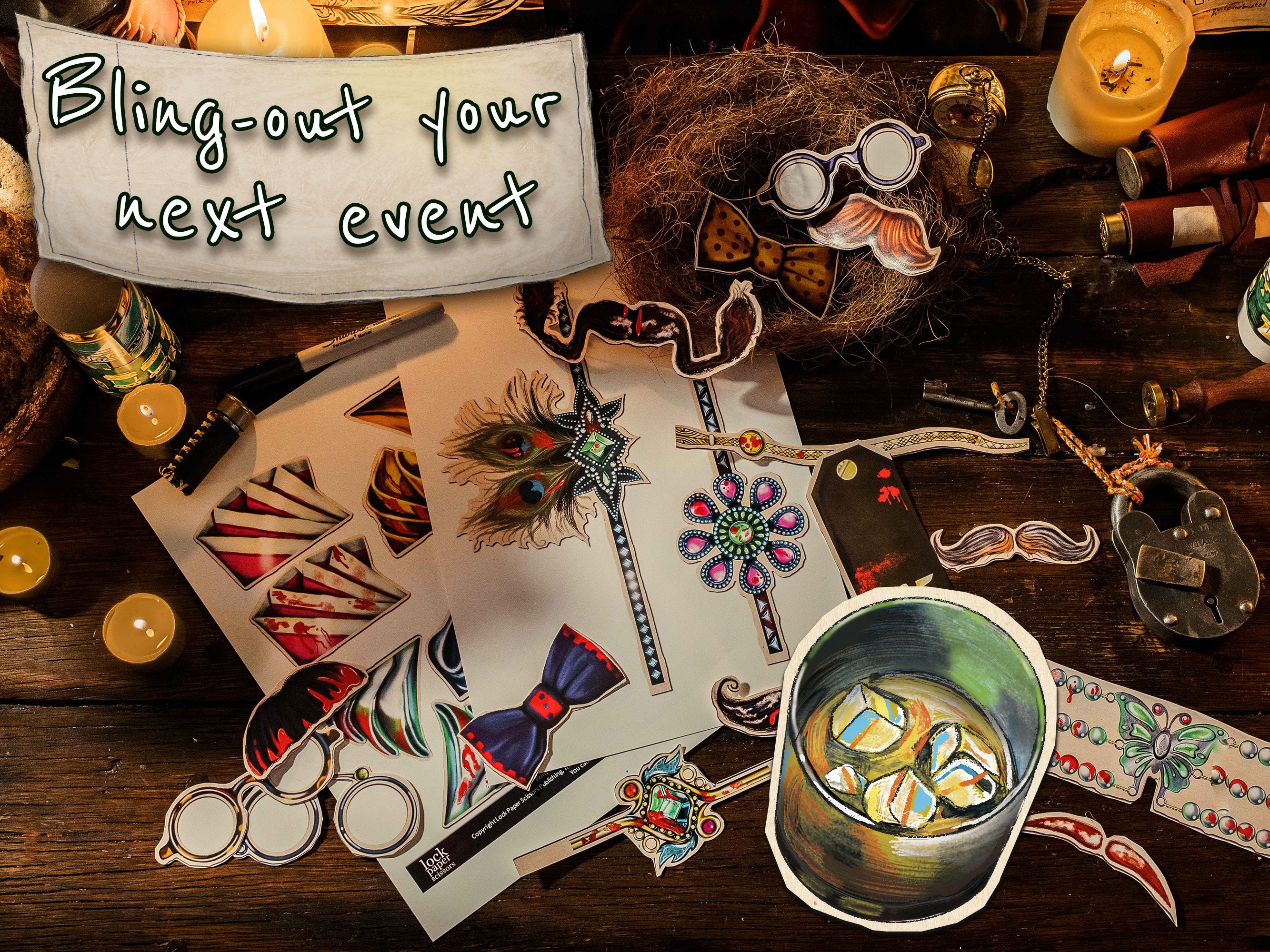 Murder Mystery Printable Party Prop Pack - Etsy