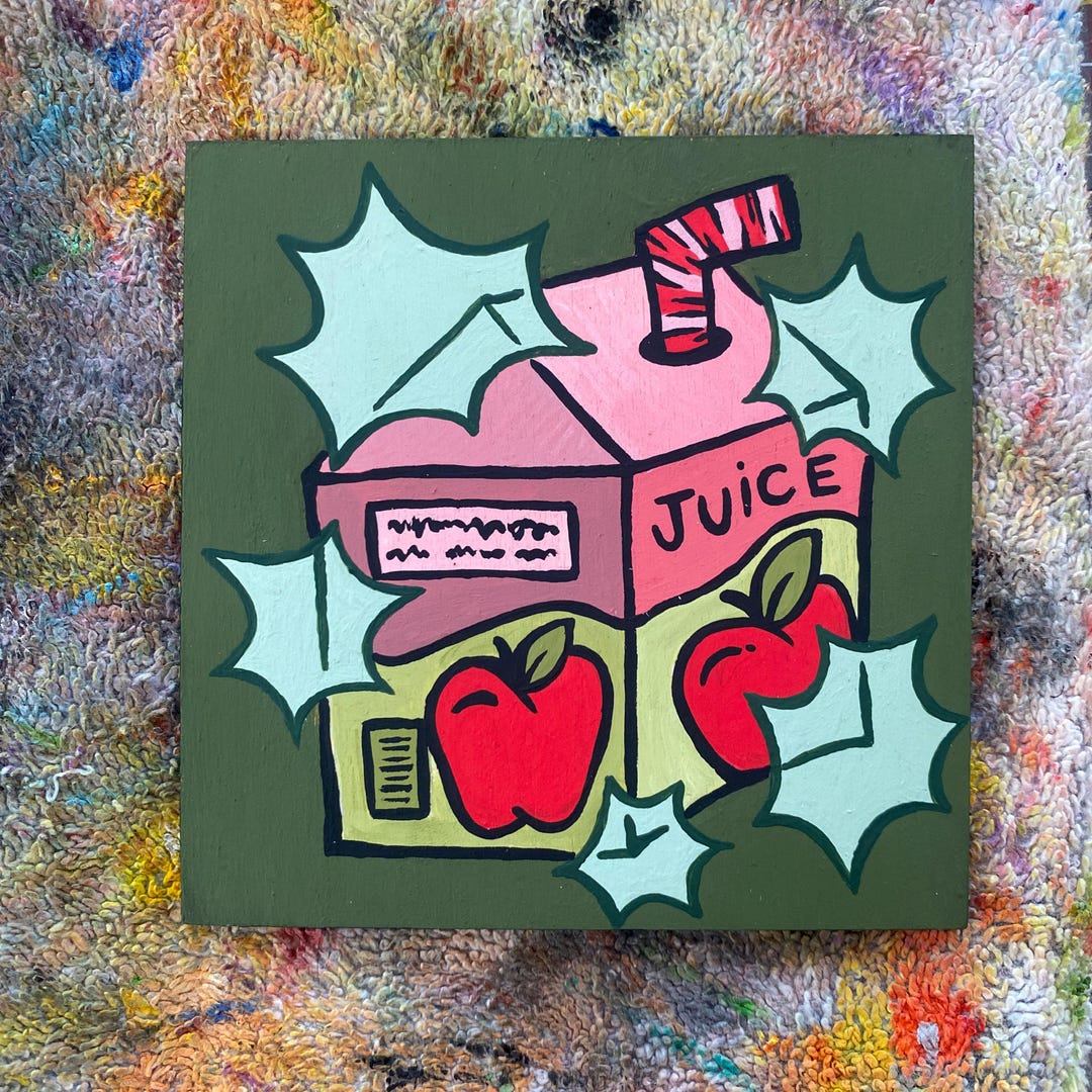 September Art Challenge – 4x4 Hand-painted Original Mini Wood Art – Fun ...