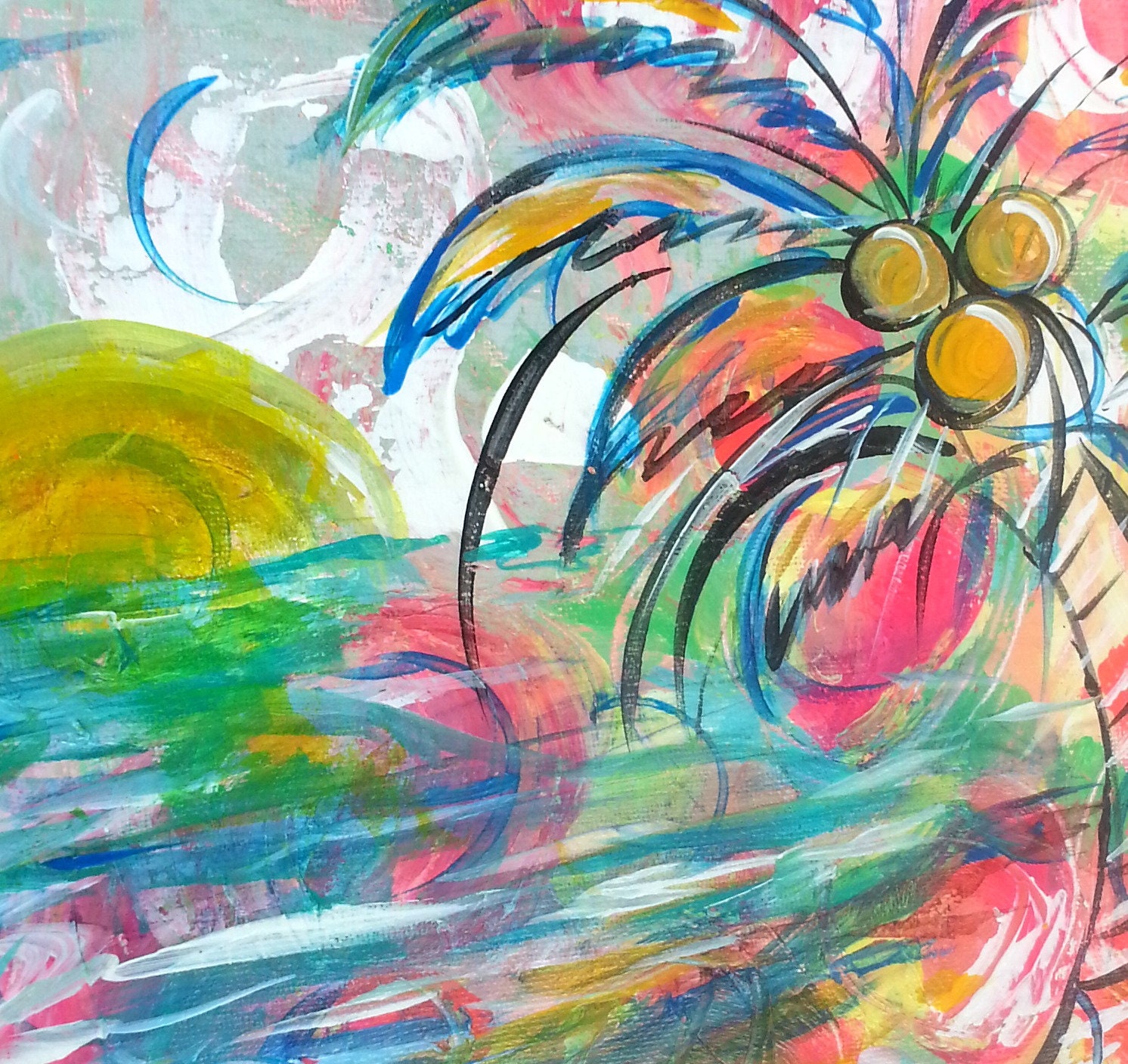 Palm Tree Print Palm Tree Art Palm Tree Decor Beach Art | Etsy