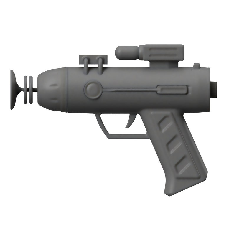 Rick and Morty Ray Gun Prop 3d Model Full Size STL File, Broh. - Etsy ...