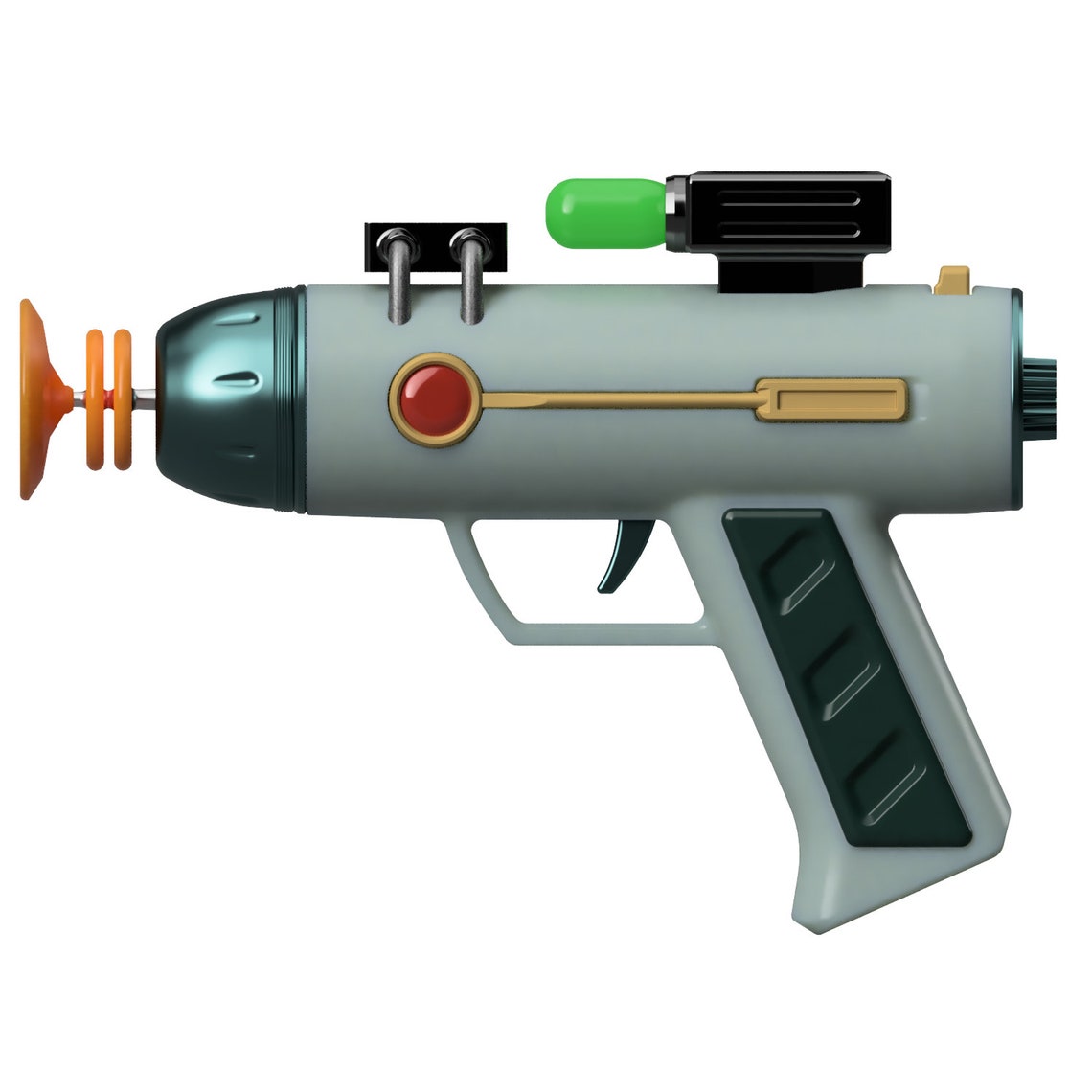 Rick and Morty Ray Gun Prop 3d Model Full Size STL File, Broh. - Etsy