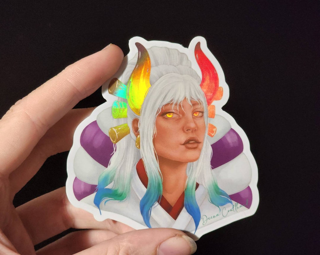 Yamato Holographic Sticker One Piece - Etsy