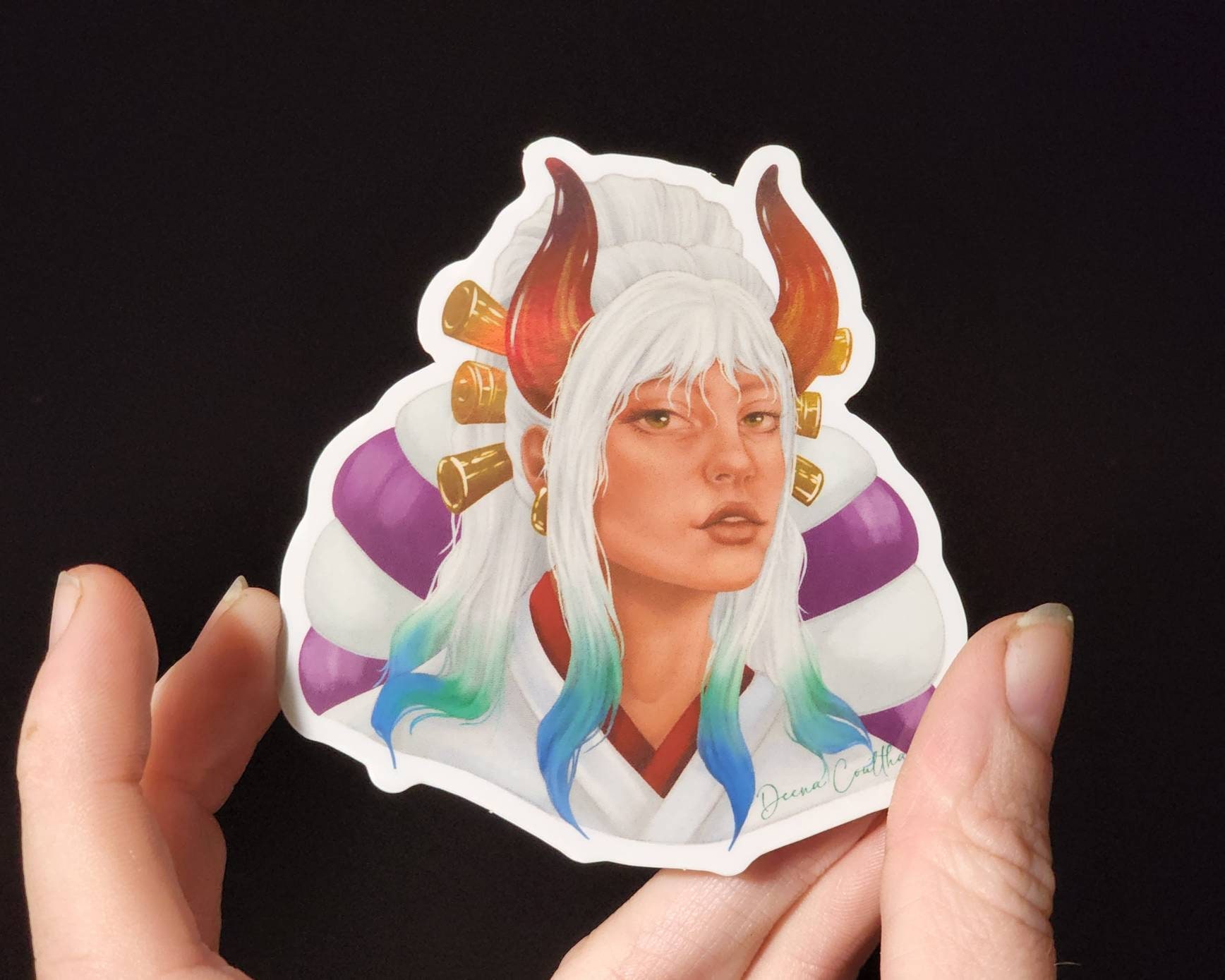 Yamato Holographic Sticker One Piece - Etsy