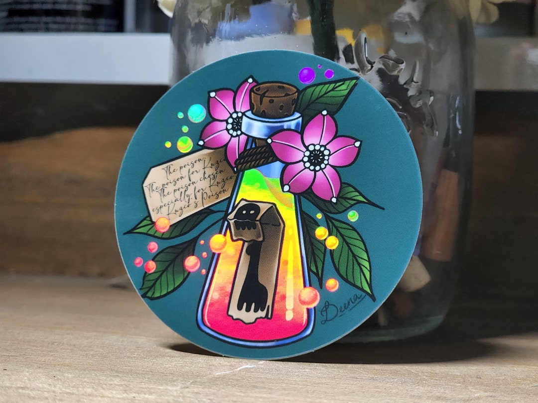 Kuzco's Poison Holographic Sticker Emperors New Groove - Etsy