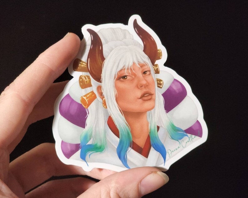 Yamato Holographic Sticker One Piece - Etsy