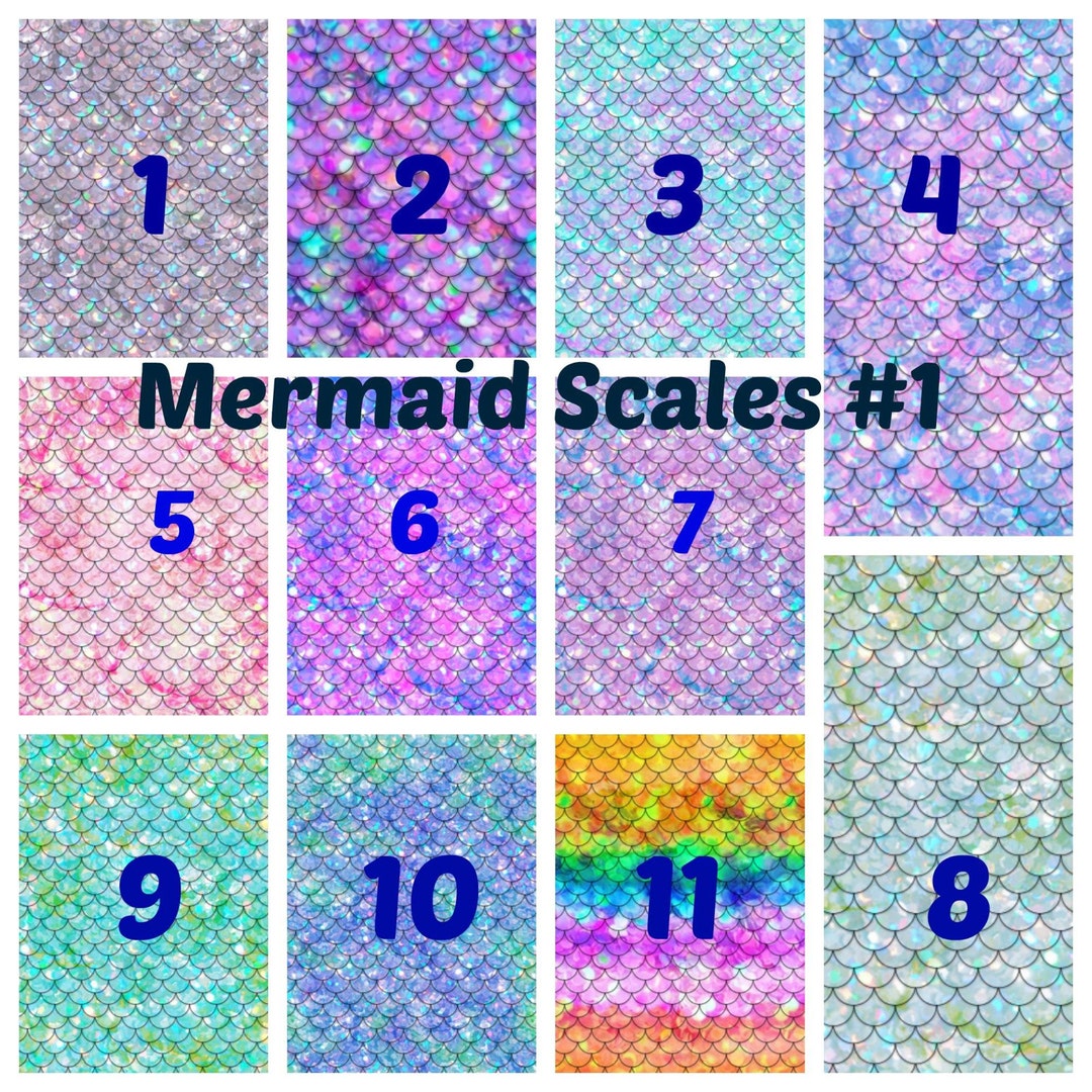 Mermaid Scales 1, Pattern Vinyl, Printed Vinyl, Adhesive Vinyl, HTV ...