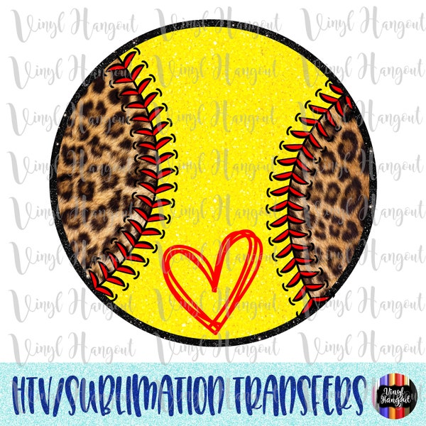 Softball Iron On - Etsy