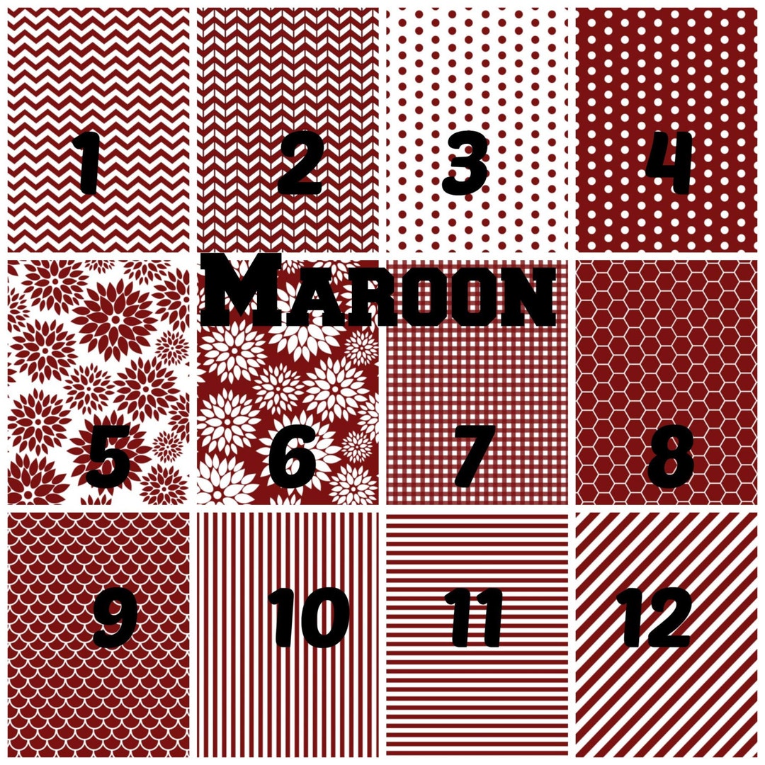 Maroon Vinyl, HTV, Printed Vinyl, Adhesive Outdoor Vinyl, Heat Transfer ...