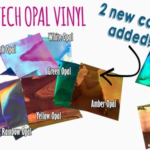 Styletech Opal Metalized, Adhesive Outdoor Vinyl, 12x12 Sheets - Etsy