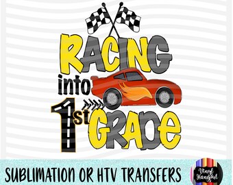 Sublimation Transfer Back to School First Grade Leopard - Etsy