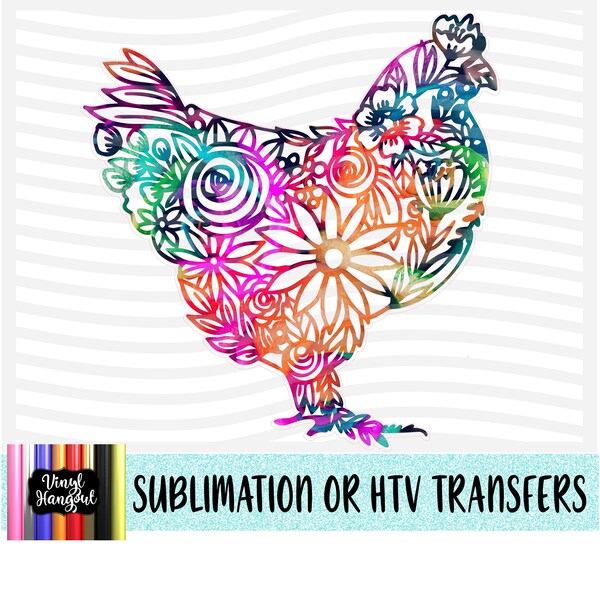 Chicken Heat Transfer - Etsy