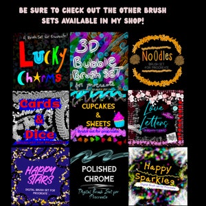 Mardi Gras Themed Brushes for Procreate! Digital Download Scrapbooking ...