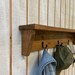 Reclaimed Barnwood Coat Rack With Shelf and Key Hook Entryway - Etsy