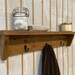 Reclaimed Barnwood Coat Rack With Shelf and Key Hook Entryway - Etsy