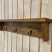 Reclaimed Barnwood Coat Rack With Shelf and Key Hook Entryway - Etsy