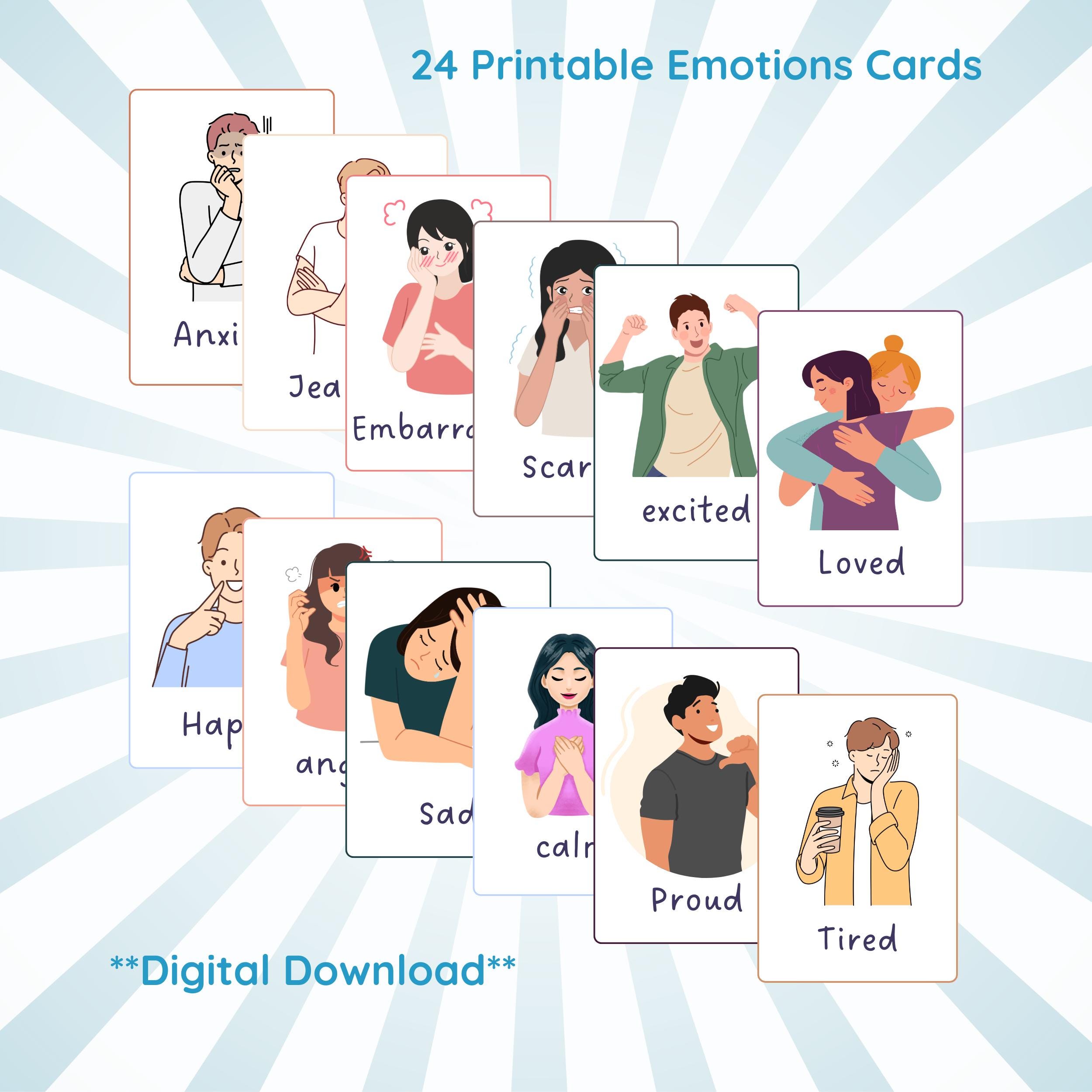 Autism Emotion Cards, SEL, Emotional Awareness, Calm Down Corner ...