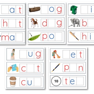 Printable CVC Beginning, Middle & Ending Sounds Cards | Early Literacy ...