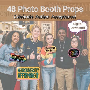 Autism Photo Booth Props - Etsy