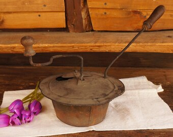 Antique Popcorn Popper - Etsy