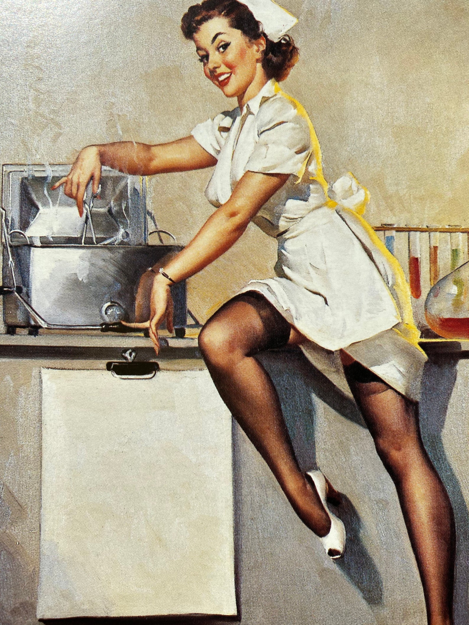 Gil Elvgren Vintage Print Mounted 7 X 9 Etsy