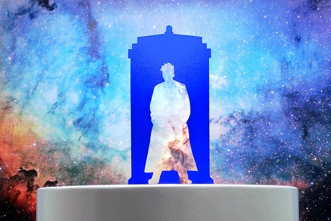 Dr Who Themed Cake Topper - 10th Doctor - Etsy