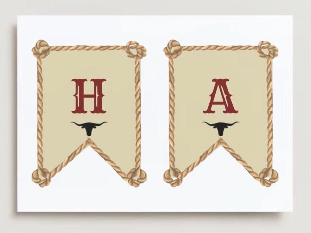 Editable Bull Riding Birthday Banner - Etsy