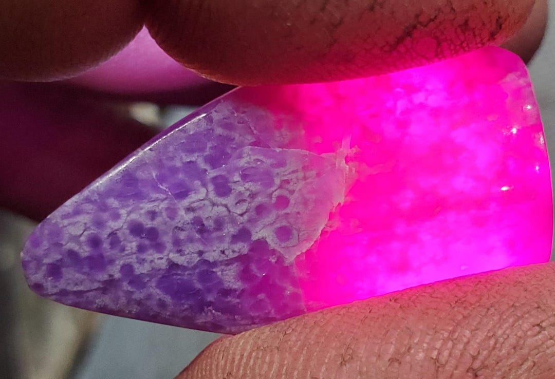 Polished Sugilite Gel Stone. - Etsy