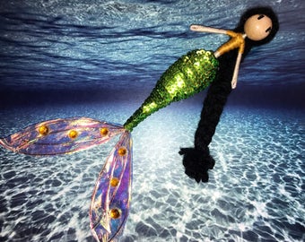 Mermaid Bendy Doll | Etsy