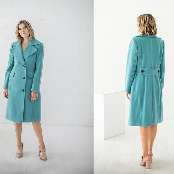 Turquoise Coat - Etsy