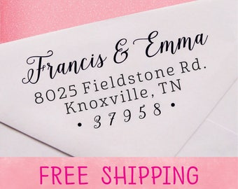 Custom Return ADDRESS STAMP Personalized Self Inking - Etsy