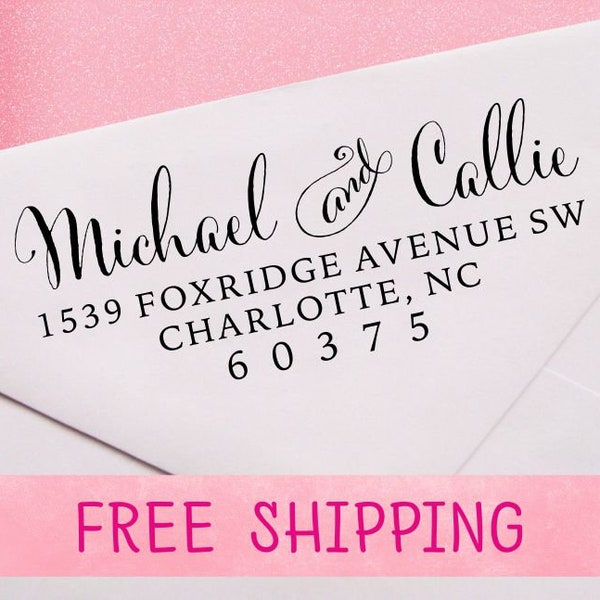 Western Address Stamp - Etsy