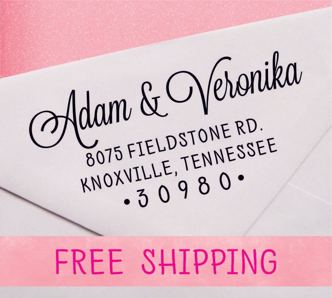 Custom Stamp, Self Inking Address Stamp, Personalized Address Stamp ...