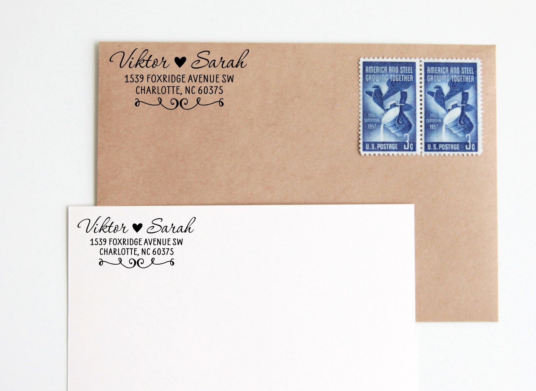 Custom Self Inking Return Address Stamp Self Ink Address - Etsy