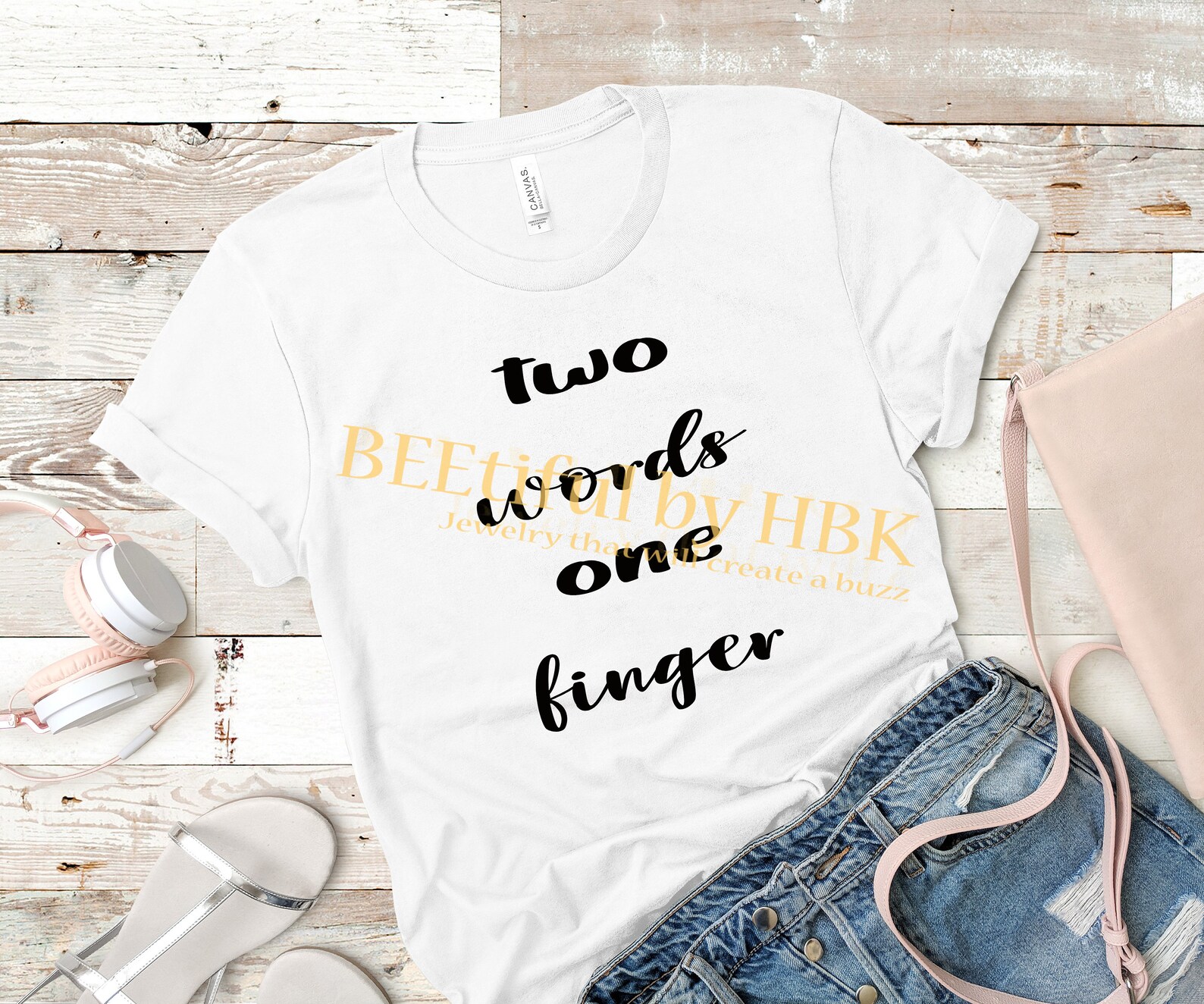 Two Words One Finger Unisex T-shirt - Etsy