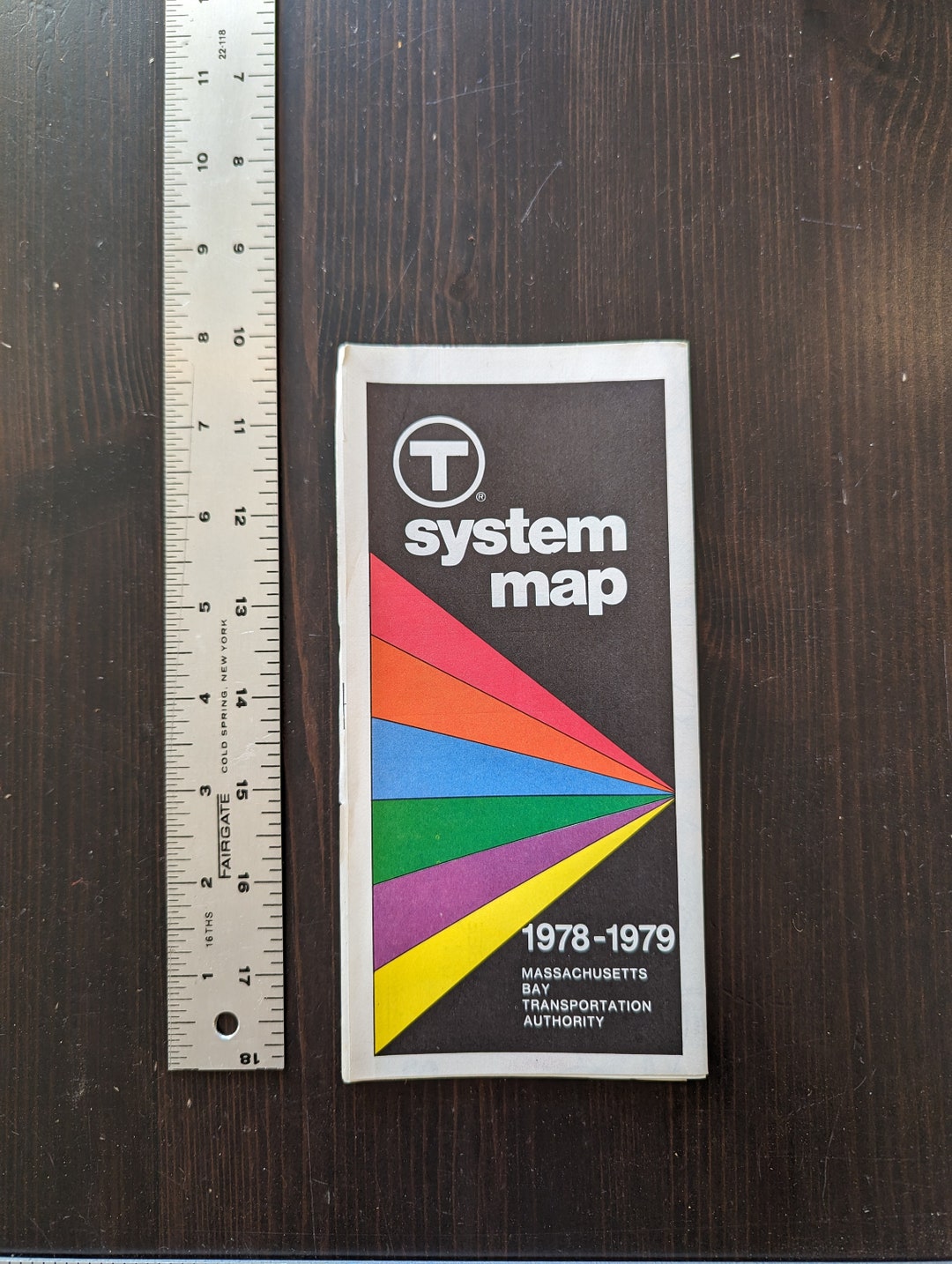 Boston MBTA T System Map 1978-1979 Massachusetts Bay Transportation ...