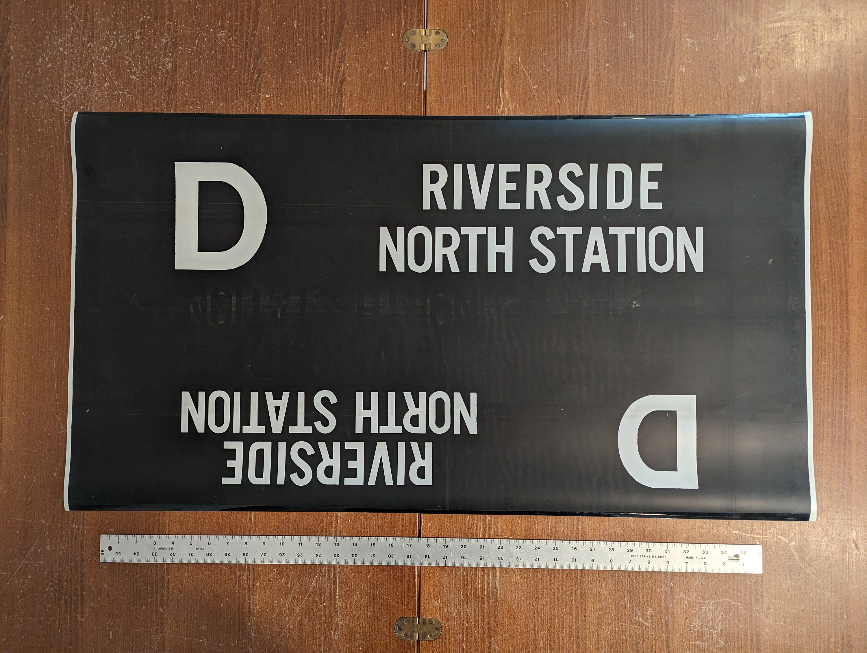 D Riverside North Station - Boston MBTA Rollsign From Boeing LRV ...