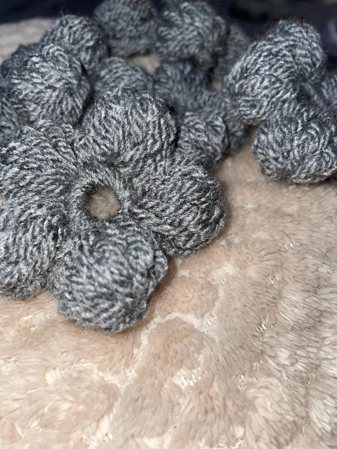 Handmade Crochet Puffed Flowers - Etsy