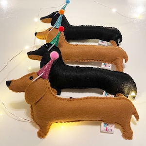 Sausage Dog, Dachshunds, Felt Sausage Dog, Felt Dachshund, Dachshund ...