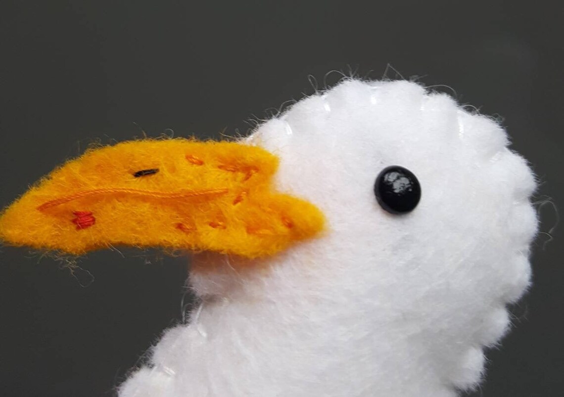 Seagull Decoration Felt Seagull Hanging Seagull Seaside | Etsy