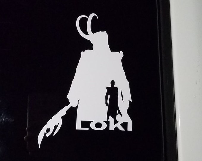 Marvel Avengers Loki Car Decal - Etsy