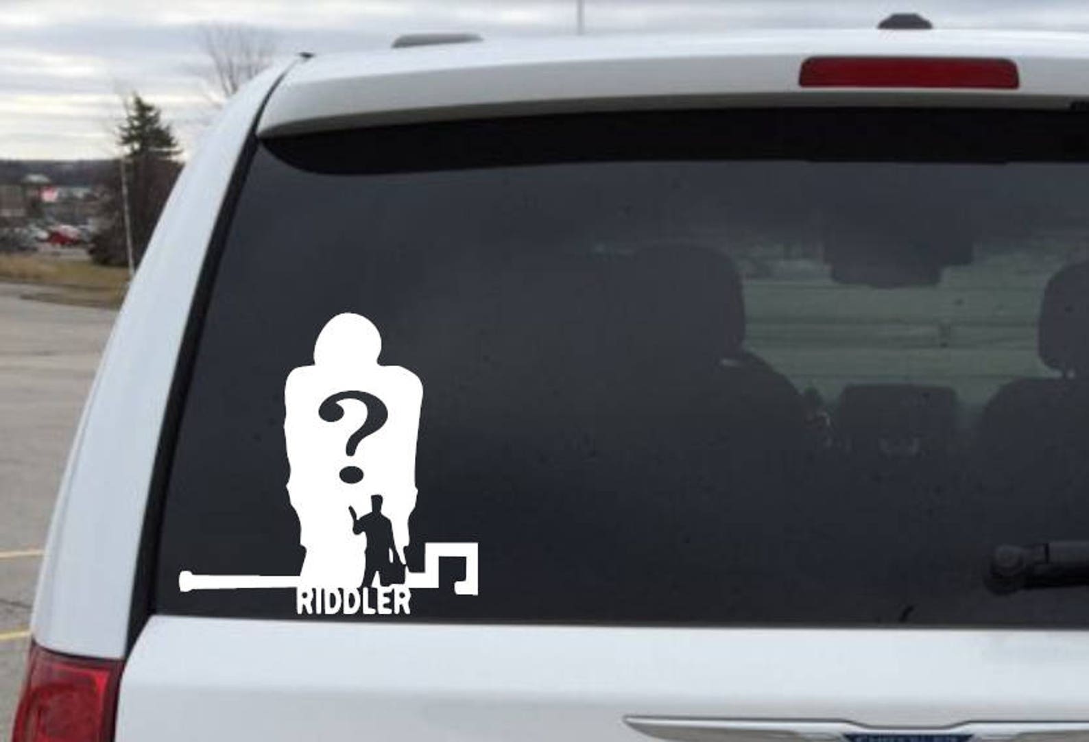 DC Comic Riddler Decal - Etsy