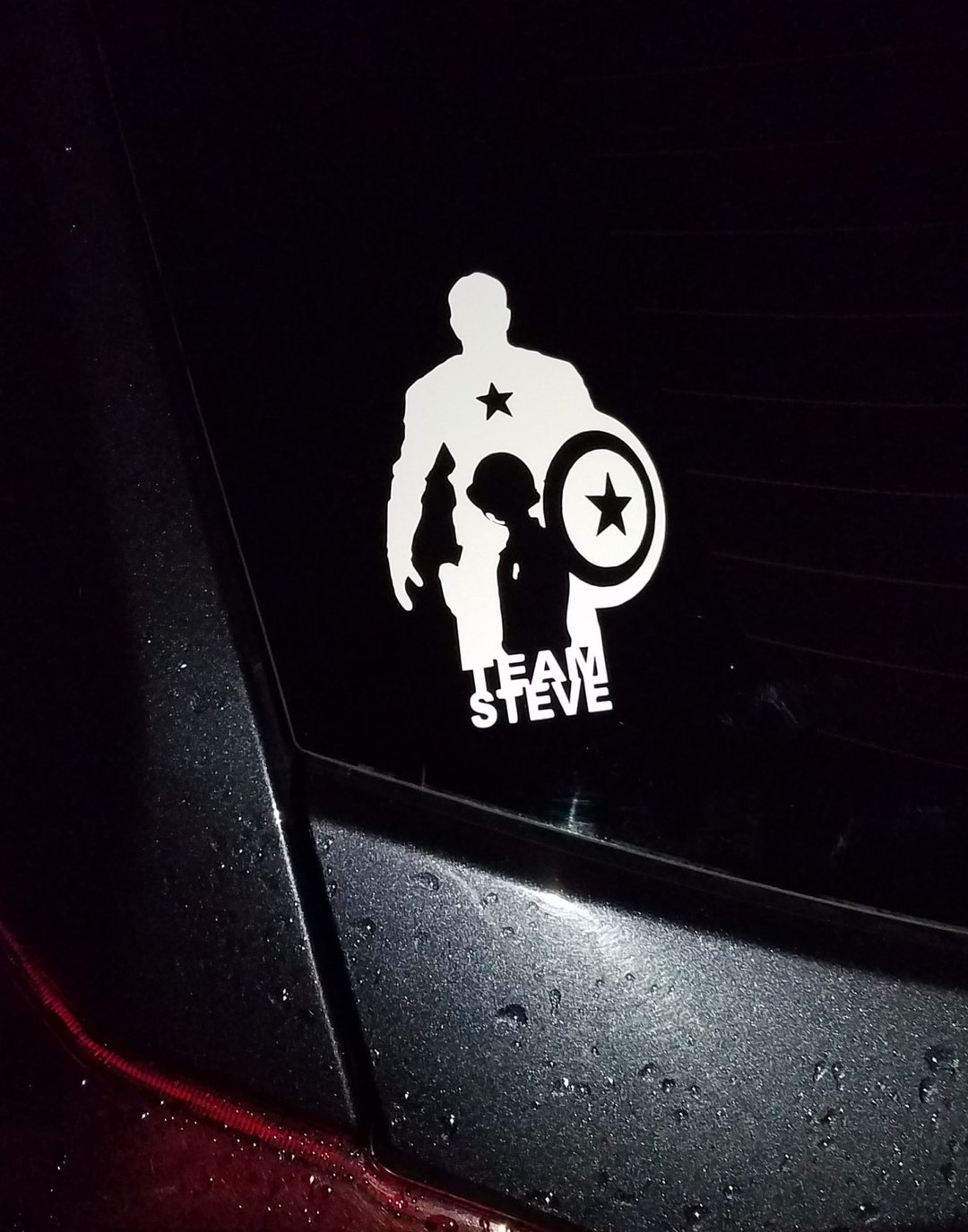 Marvel Avengers Captain America Car Decal Team Steve - Etsy