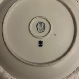 Vintage German Porcelain - 11" Chop Plate (round Platter) Schumann ...