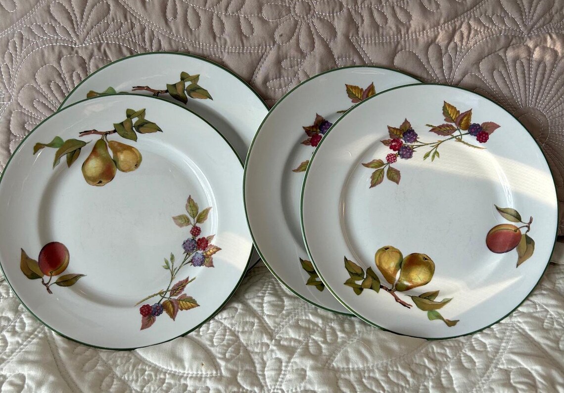 Partial Vintage China Set - Flat Cup, Bread/butter Plate, and Salad ...