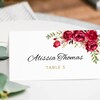 Royal Blue Place Card Template, Printable Place Card, Seating Cards ...
