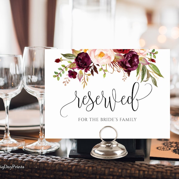 Reserved Sign - Etsy