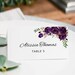 Royal Blue Place Card Template Printable Place Card Seating - Etsy