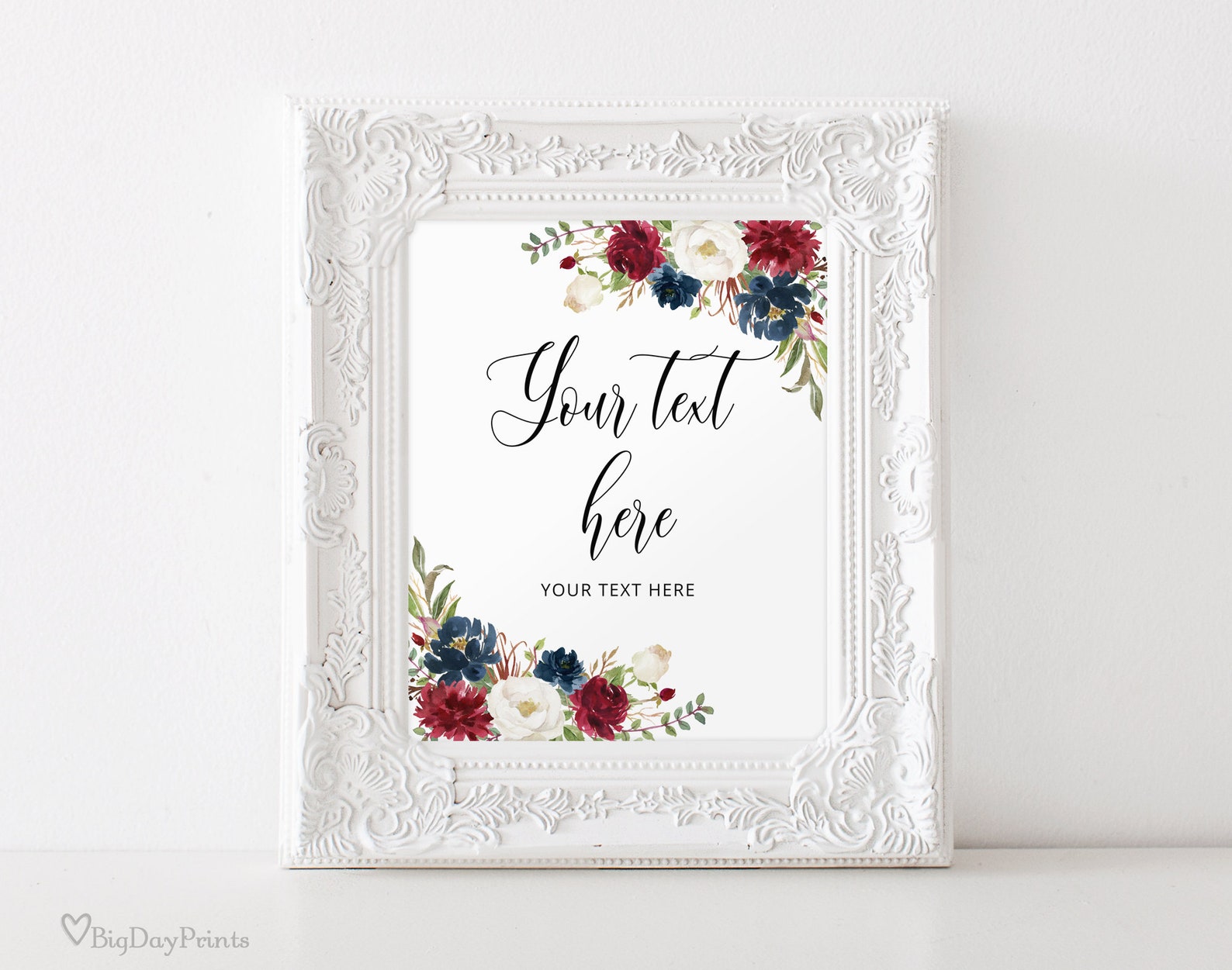 Editable Wedding Sign Your Text Here Sign Custom Wedding - Etsy